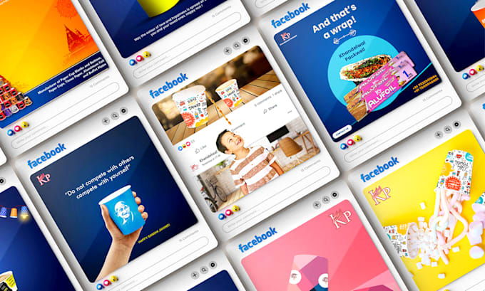 High impact social media post designs to stand out by Khankasid | Fiverr
