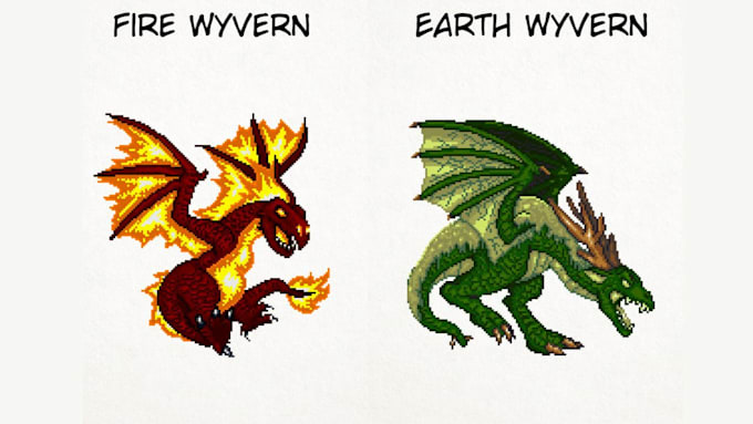 Create custom pixel art sprites video game and animations by ...