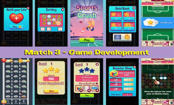 Make match3 game similar to candy crush with different theme by ...