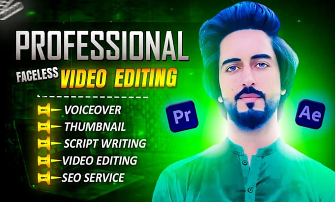 Be your top 10 faceless video editor by Digitalhype_1 | Fiverr