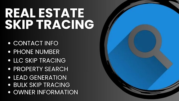 Real estate skip tracing bulk skip tracing skip tracing llc skip ...