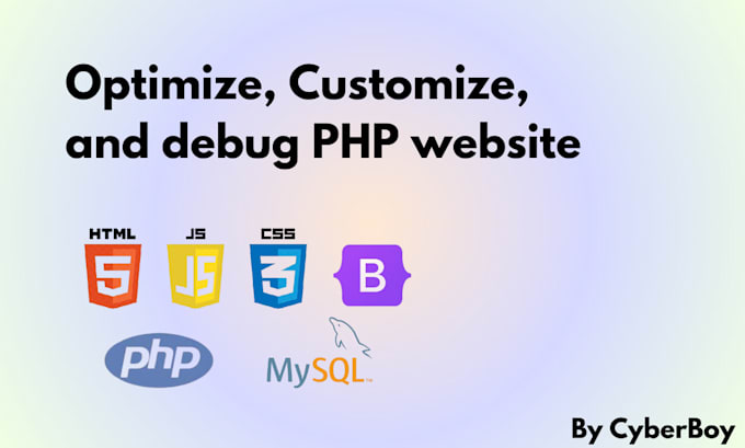 Customize or debug complex php business websites by Alaeeddinesekhs ... Customize or debug complex php business websites by Alaeeddinesekhs ...