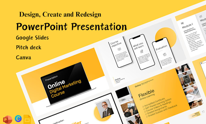 Design redesign powerpoint ppt canva slides keynote presentation with animation by Lemart_jo ...