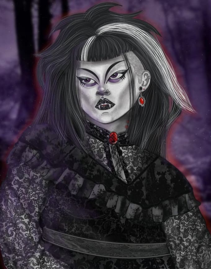 Draw horror fantasy digital art for you by Drewpie | Fiverr