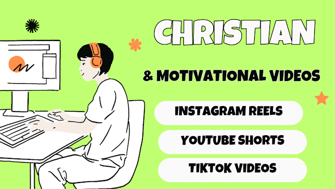 Make christian reels, bible reels, motivational reels, instagram ...