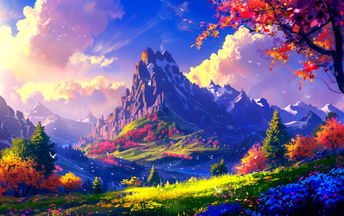 Do fantasy dnd background, landscape and environment art by Rosaenovesi ...