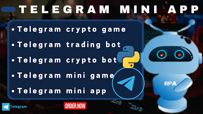 Telegram bot, telegram mini game, telegram mini app crypto game bot ...
