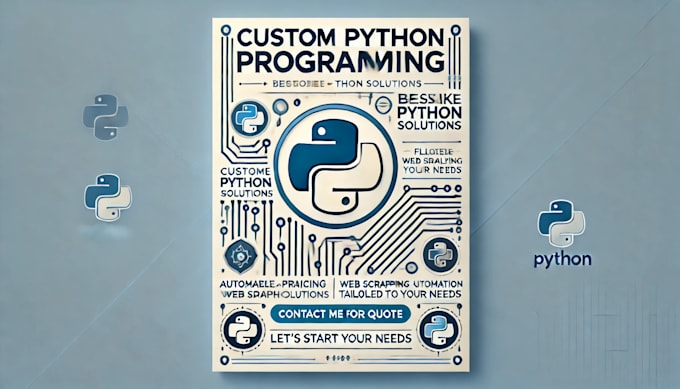 Create custom python programs by Raspiguru | Fiverr Create custom python programs by Raspiguru | Fiverr