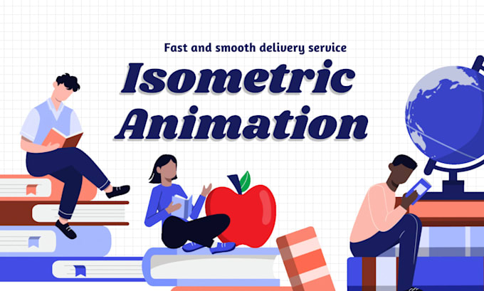 Create 2d isometric explainer animation for marketing and saas by ...