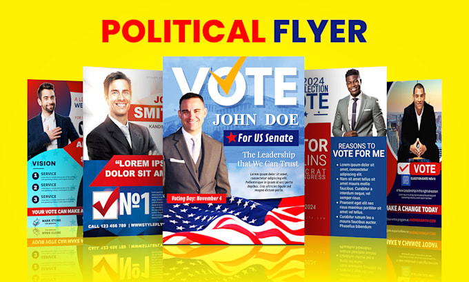 Political campaign poster, flyer, and postcard in 1 hour by Sahana_92 ...