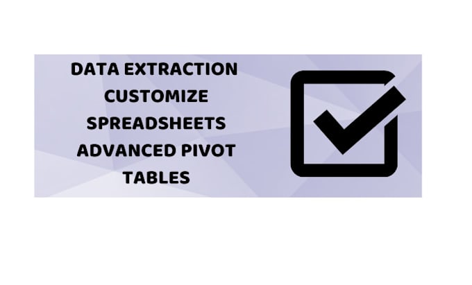 Do expert data extraction spreadsheet design pivot tables by Neha ...