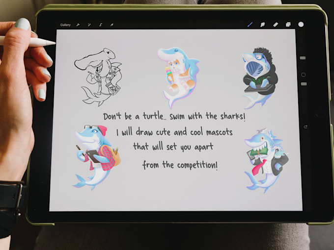 Draw damn good cartoons mascots by Aetrope | Fiverr