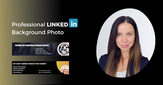 Create a professional linkedin background photo by Natasmyr | Fiverr