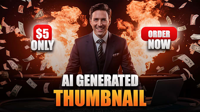 Design professional ai generated youtube thumbnails by Graphicwithlost ...