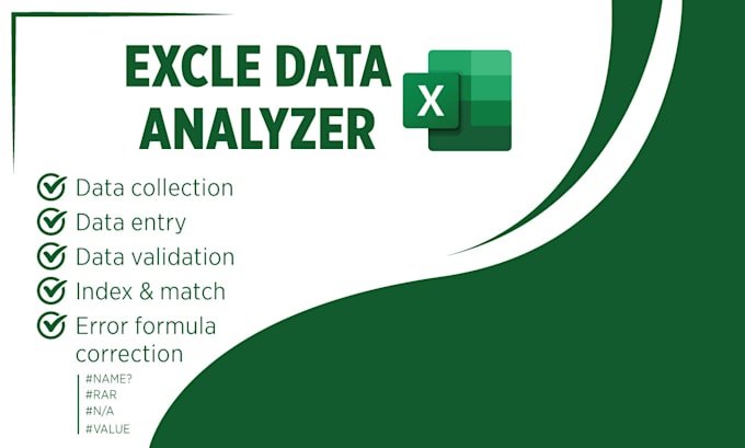 Excle data entry and custom excel solutions by Jamesjhon803 | Fiverr