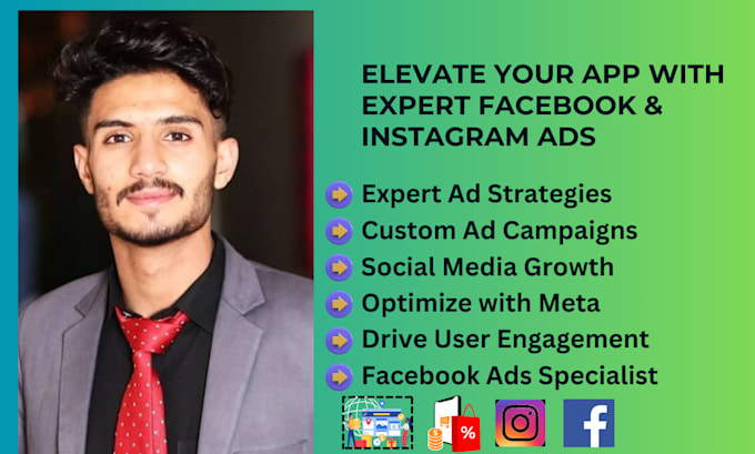 Do fb and insta ads with meta algorithm for app promotion by Shehzad ...