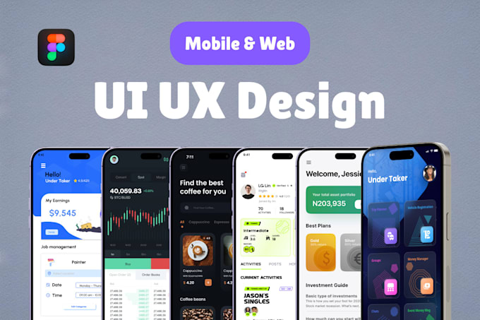 Do user research, ux writing, and web and mobile uiux design by Hiba_shafqat0 | Fiverr