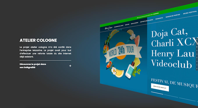 Create an html css page by Vincent_dfe | Fiverr