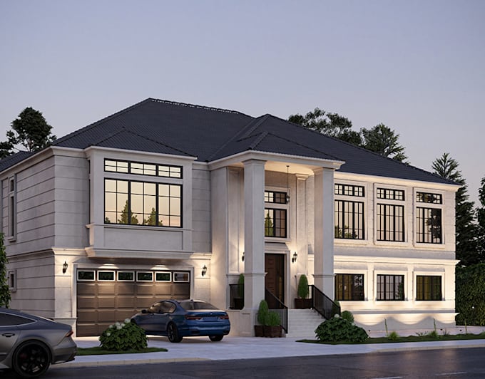 Design 3d architectural commercial exterior, conference room, 3d ...