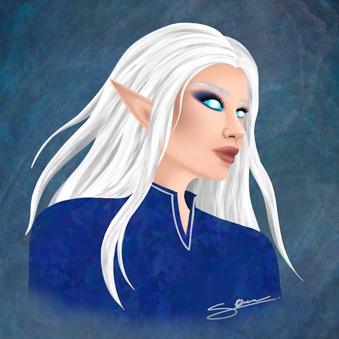 Create a beautiful character concept by Vividpixelsart | Fiverr