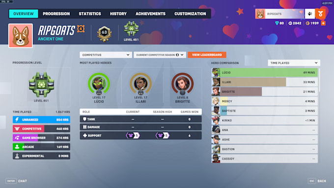 Get your overwatch account to any desired rank by Silverfishh | Fiverr