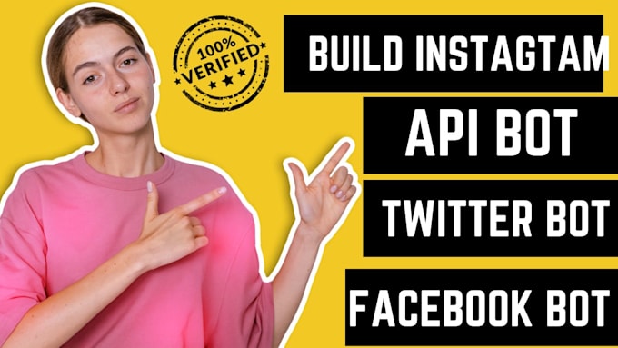 Create custom instagram api bot, tiktok bot, , youtube automation bot ...