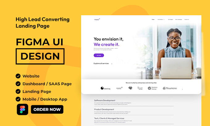 Do figma website design, website ui ux, and website mockup by Gifted_sodiq | Fiverr