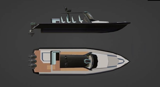 Create realistic 3d boat animation,3d yacht animation,3d car design by ...