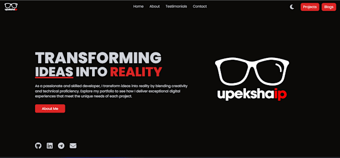 Create your react website by Upekshaip | Fiverr