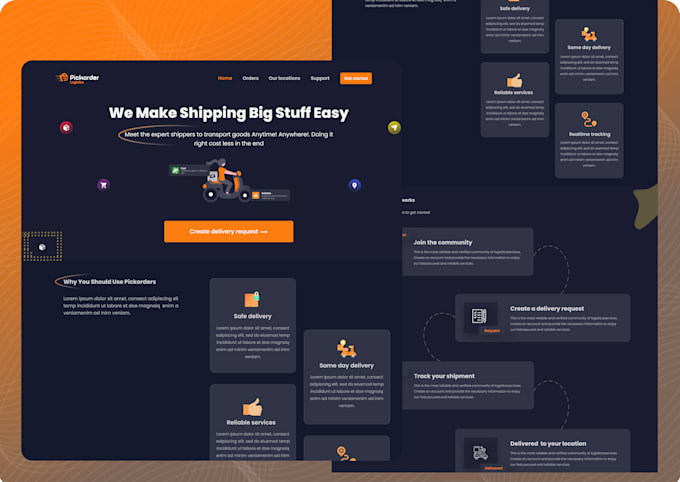 Design web landing page design and prototypes using figma by Ashleydesign77 | Fiverr