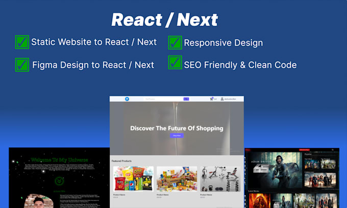 Convert your html code to react js by Abuhuraira_k | Fiverr