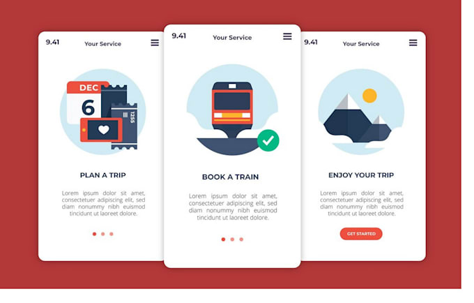 Create app ui design, ui ux mobile app, mobile app ui by Elena_ward ...
