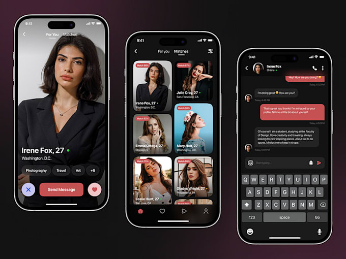 Do flutter developer mobile app development flutterflow app live streaming app by Crownscotech ...