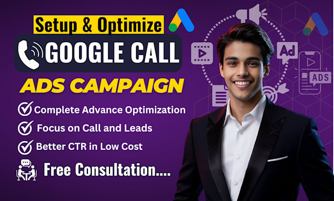 Setup google phone call ads for usa and canada local businesses by ...