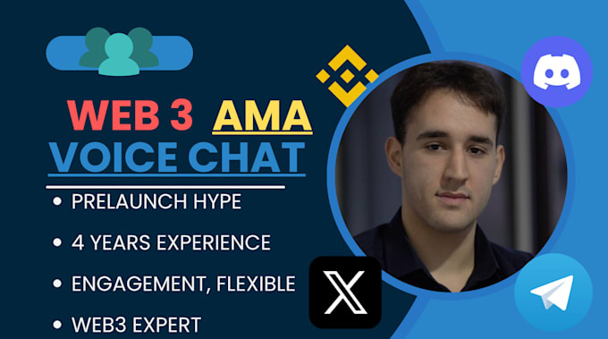 Host voice ama session for any crypto project by Sirdollarsign | Fiverr