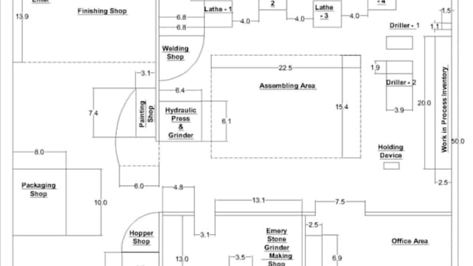 Create facility layout and industrial design by Zonekk | Fiverr