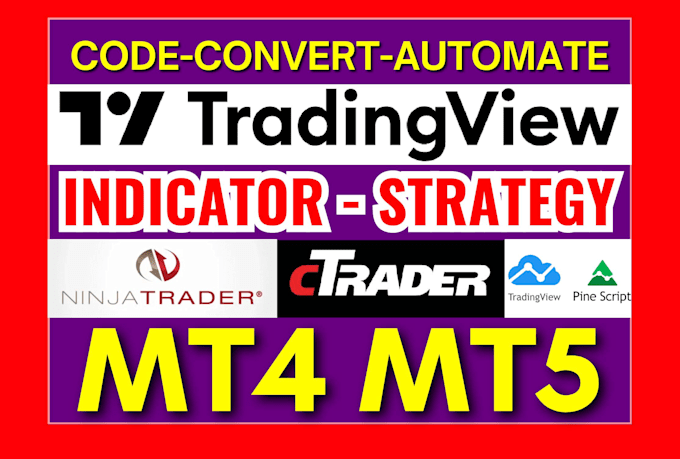 Convert Tradingview Pinescript To Ctrader Indicator Ninjatrader Mt4 Mt5 Strategy By Derinenort