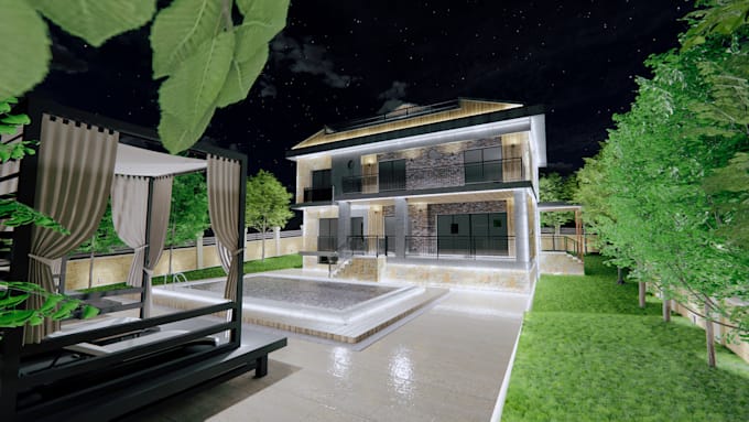 Draw plan, section and elevation and do 3d modeling by Furknyildrm | Fiverr