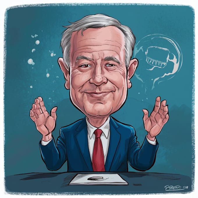 Draw political caricature and cartoon by Ithanshoth | Fiverr