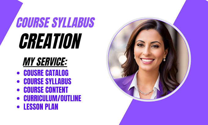 Create course syllabus for you by Alison_becca | Fiverr