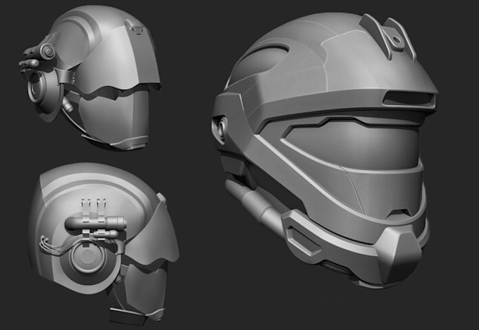 Sculpt 3d mask cosplay 3d model 3d helmet 3d face 3d armor for 3d ...