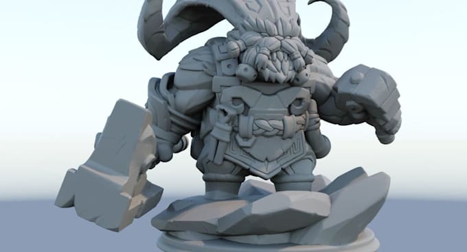 Be your 3d sculptor, convert 2d into 3d stl file, sculpt3d,head bust,3d ...