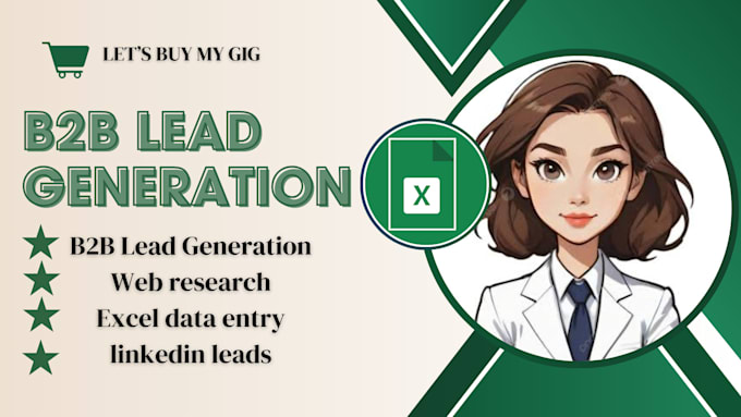 Do b2b lead generation by web research for any industries by Arusha_7 | Fiverr