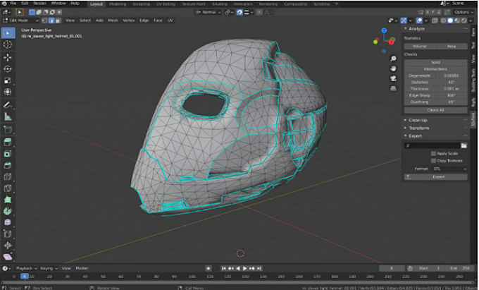 Do 3d model clean up 3d scan 3d printing clean up perfectly by Akin ...