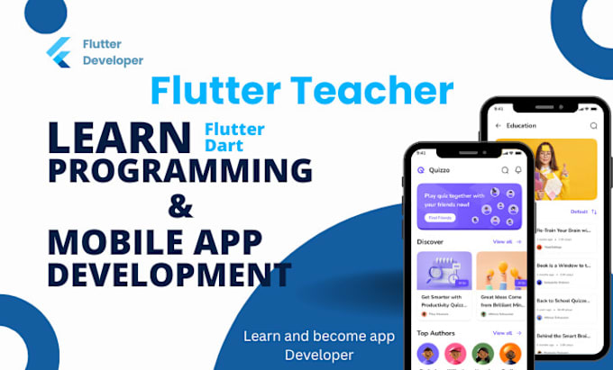 Teach You Flutter And Dart For Ios Android App Development By Naseem Akram Fiverr