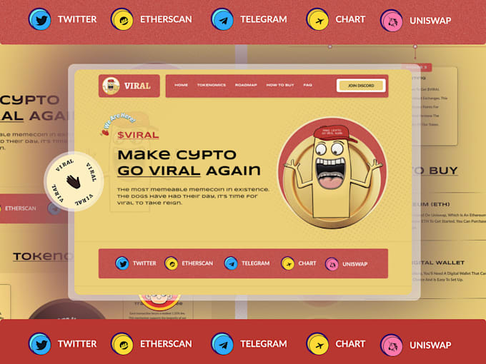 Memecoin website memecoin website solana memecoin landing page design ...