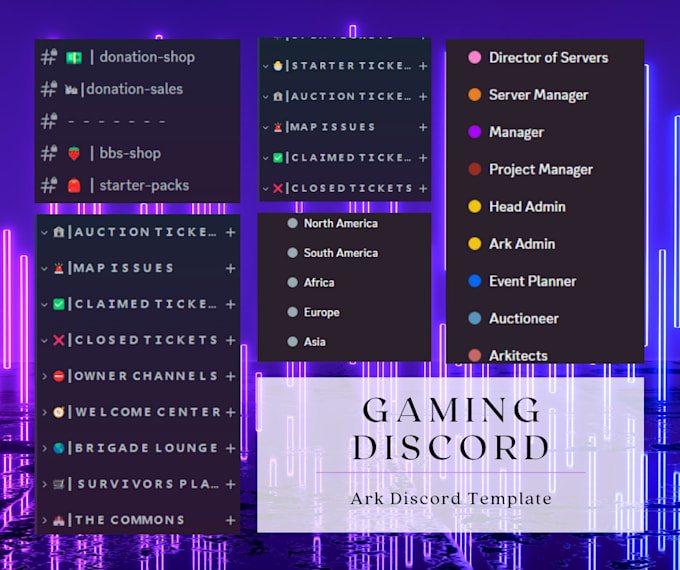 Customize your new or existing discord server by Banterbrigade | Fiverr