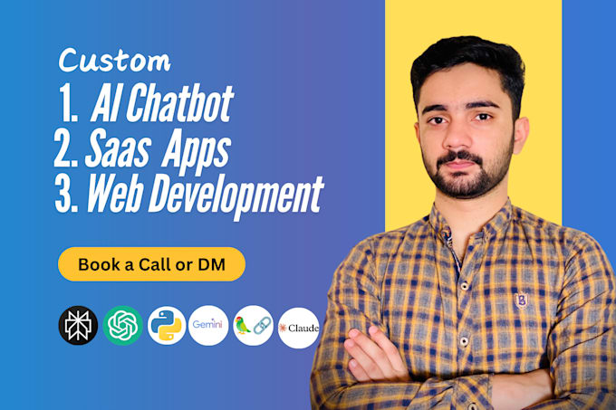 Develop ai chatbot ai website ai saas ai app with custom data and chatgpt api by Seo_geek1 | Fiverr
