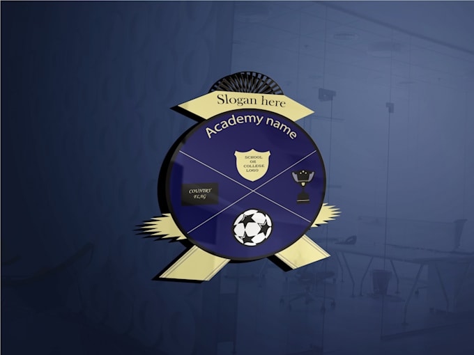 Make football team logo for school, academy, college by Romelsharif1214 ...