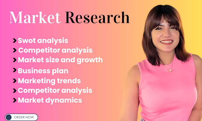 Conduct a powerful comprehensive market research analysis for your ...